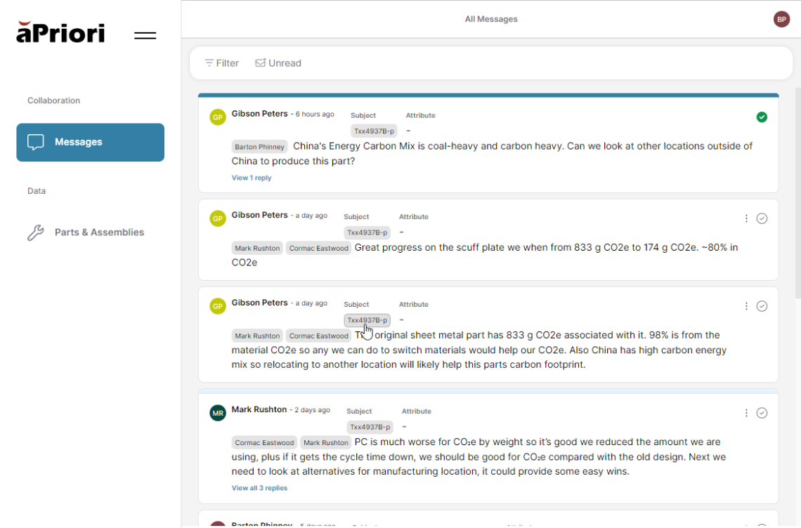 aP Workspace | Manufacturing Collaboration | Task Management