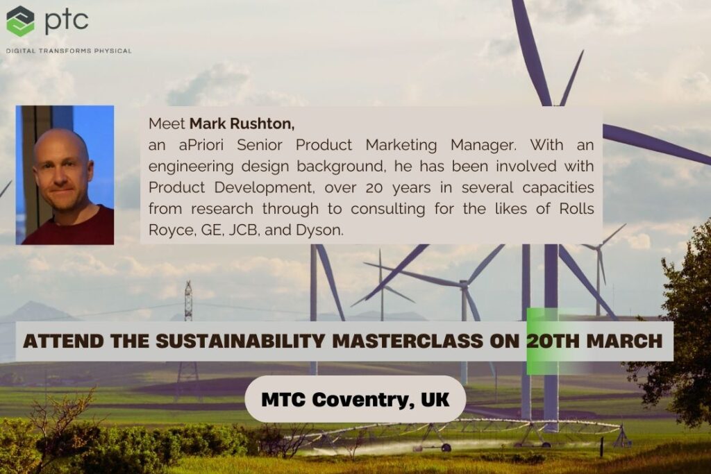 The Sustainability Masterclass | PTC | U.K. | aPriori